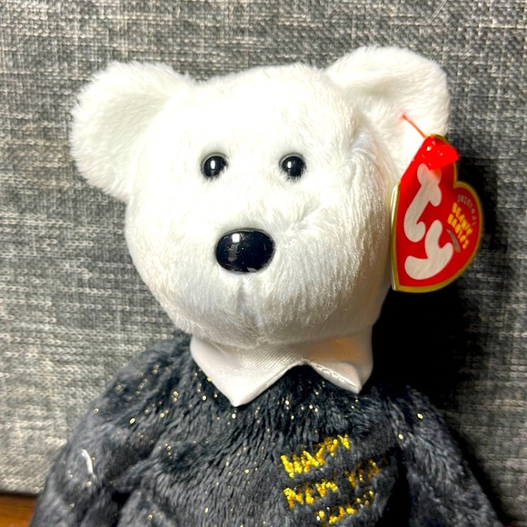 Ty | Toys | New Ty Beanie Countdown The 205 New Years Eve Bear | Poshmark